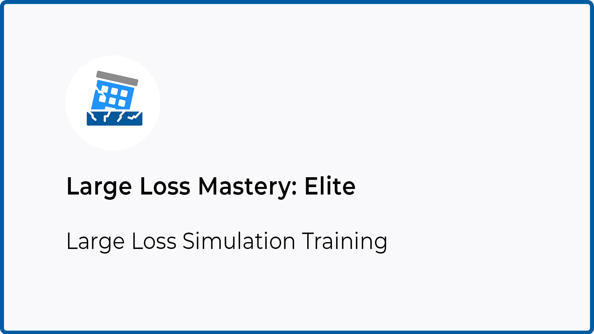 Large Loss Mastery - Online & In-Person Classes